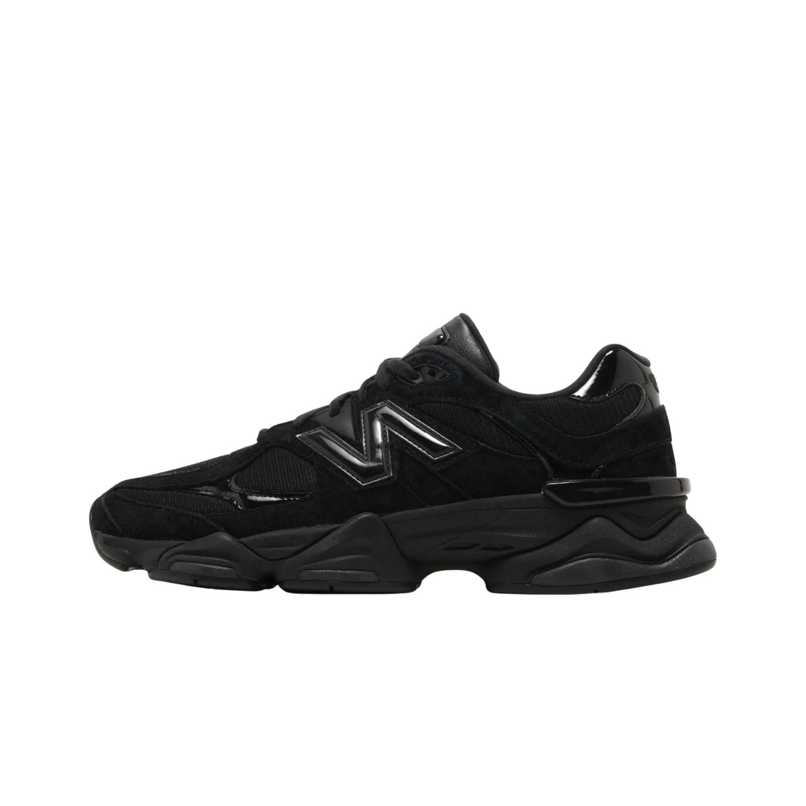 New Balance 9060 Triple Black Patent – OFFTRENDCLUB